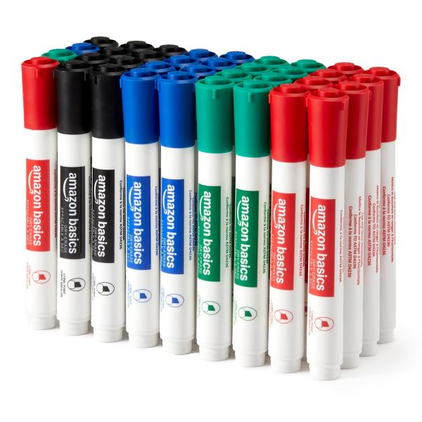 ・CHISEL TIP: Chisel tip whiteboard markers create both thick and thin lines for reliable, versatile writing and drawing・...