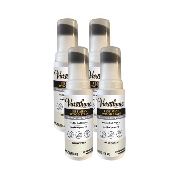 ・2-in-1 wood stain and applicator is perfect for crafts and small projects・Water-based, low odor formula is easy to use ...