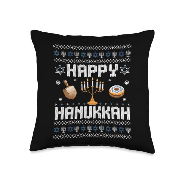 ・Happy Hanukkah, Celebrate the Festival of Lights with our fun Hanukkah outfit, perfect gift for Jewish family ＆ friends...