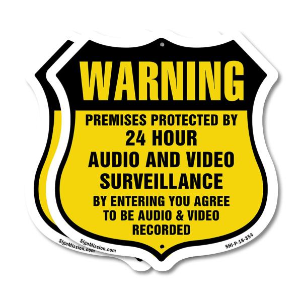 ・DURABLE ALL-WEATHER DESIGN: Our (2 Pack) 18 inch X 18 inch commercial-grade signs are made with UV-protected plastic, e...