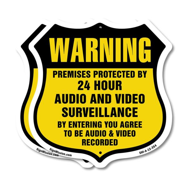 ・DURABLE ALL-WEATHER DESIGN: Our (2 Pack) 12 inch X 12 inch commercial-grade signs are made with UV-protected plastic, e...