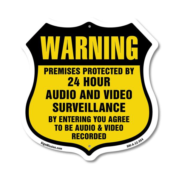 ・DURABLE ALL-WEATHER DESIGN: Our 12 inch X 12 inch commercial-grade signs are made with UV-protected rust and corrosion-...