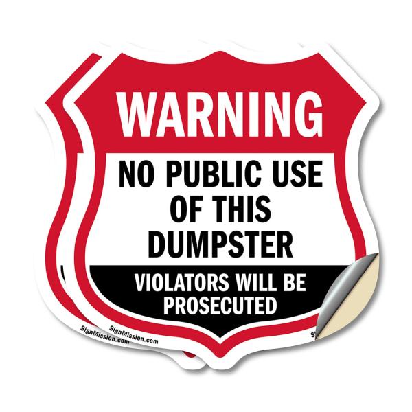 ・DURABLE ALL-WEATHER DESIGN: Our (2 Pack) 4 inch X 4 inch commercial-grade decals are made with 3M UV-protected vinyl la...