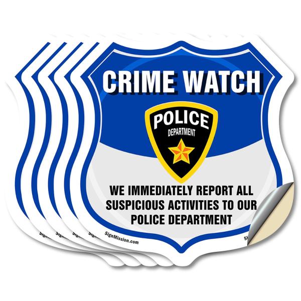 ・DURABLE ALL-WEATHER DESIGN: Our (5 Pack) 4 inch X 4 inch commercial-grade decals are made with 3M UV-protected vinyl la...