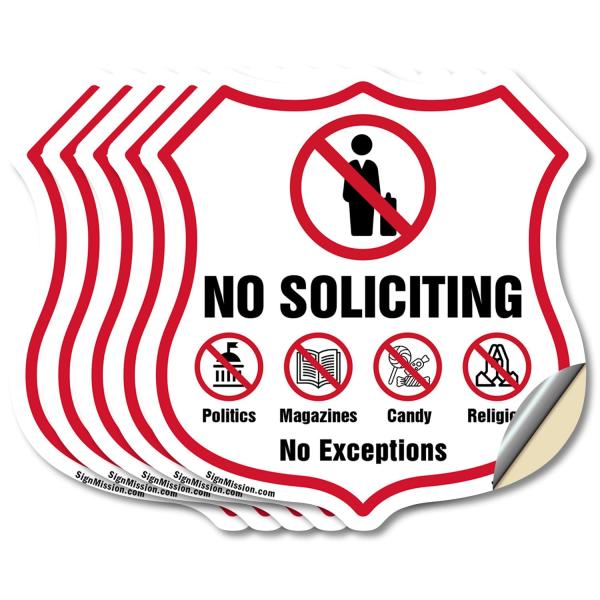 ・DURABLE ALL-WEATHER DESIGN: Our (5 Pack) 4 inch X 4 inch commercial-grade decals are made with 3M UV-protected vinyl la...
