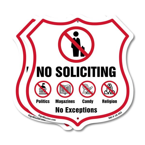 ・DURABLE ALL-WEATHER DESIGN: Our (2 Pack) 18 inch X 18 inch commercial-grade signs are made with UV-protected plastic, e...