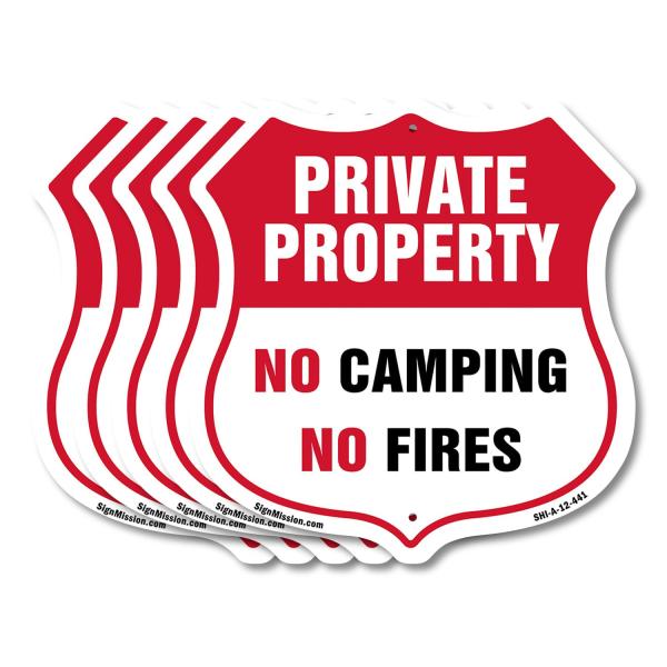 ・DURABLE ALL-WEATHER DESIGN: Our (5 Pack) 12 inch X 12 inch commercial-grade signs are made with UV-protected rust and c...