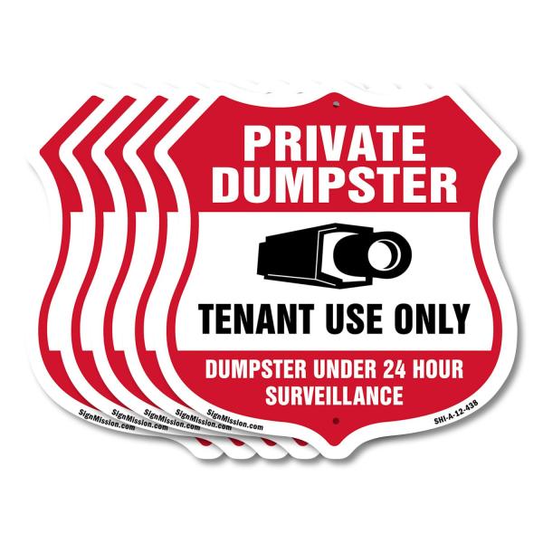 ・DURABLE ALL-WEATHER DESIGN: Our (5 Pack) 12 inch X 12 inch commercial-grade signs are made with UV-protected rust and c...
