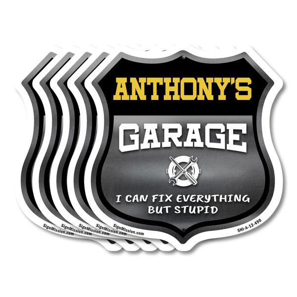 ・BUILT FOR THE FIXER IN YOUR LIFE: This (5 Pack) 12 inch x 12 inch signs are made with UV-protected rust and corrosion-r...