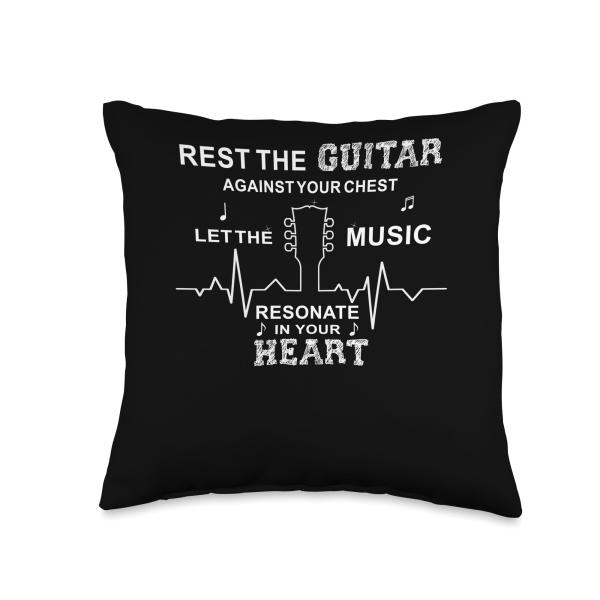 ・This "Rest The Guitar Against Your Chest" design captures the love of music lovers and guitarists. Perfect for musician...