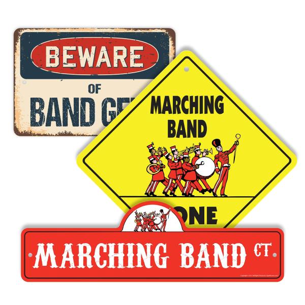 ・MARCH TO THE BEAT!: Celebrate the precision and spirit of the marching band with these dynamic signs, perfect for pract...