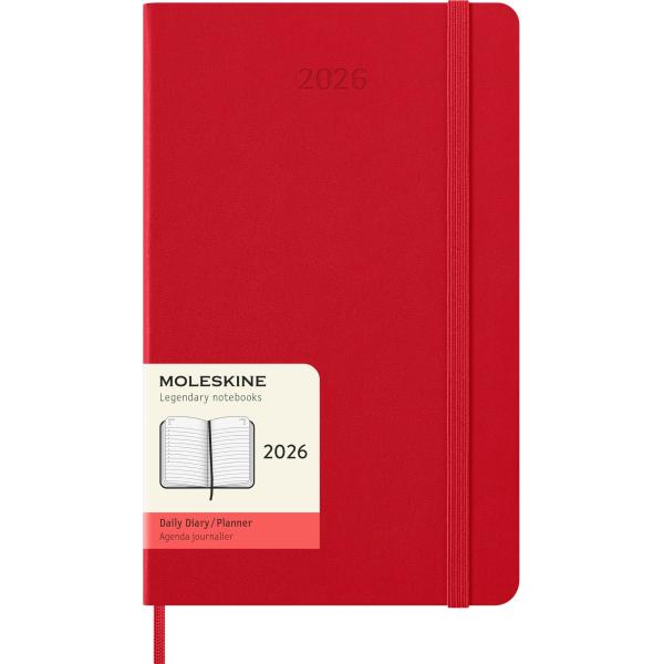 ・MOLESKINE DAILY PLANNER: Designed for business, travel, bullet journaling, or fitness tracking. Each day has its own de...