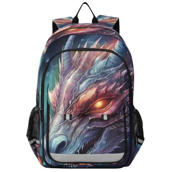 ・[Smart Storage System]: A spacious main compartment with dividers, a front zippered pocket with a transparent mini pouc...