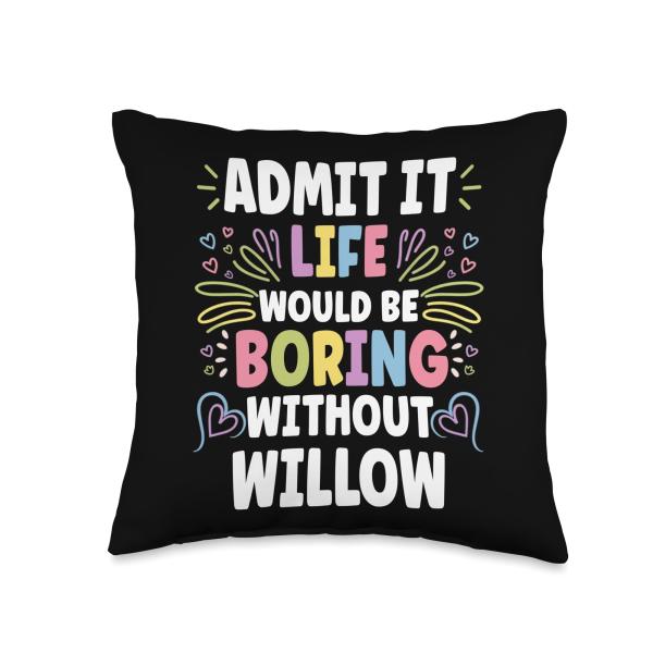 ・Fun Popular Trendy WILLOW custom WILLOW personalized Xmas gift. Meme funny gift for women ＆ kids. Gift for Mom, Girlfri...