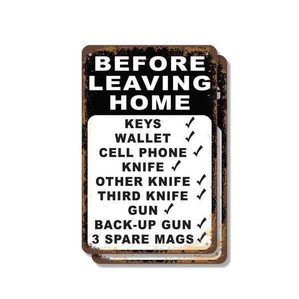 ・PREMIUM QUALITY: This (2 Pack) 7 Inch x 10 inch sign is made with UV-protected rust and corrosion-resistant heavy duty ...