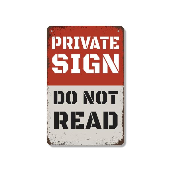 ・PREMIUM QUALITY: This 10 Inch x 14 inch sign is made with UV-protected rust and corrosion-resistant heavy duty 40 mil t...