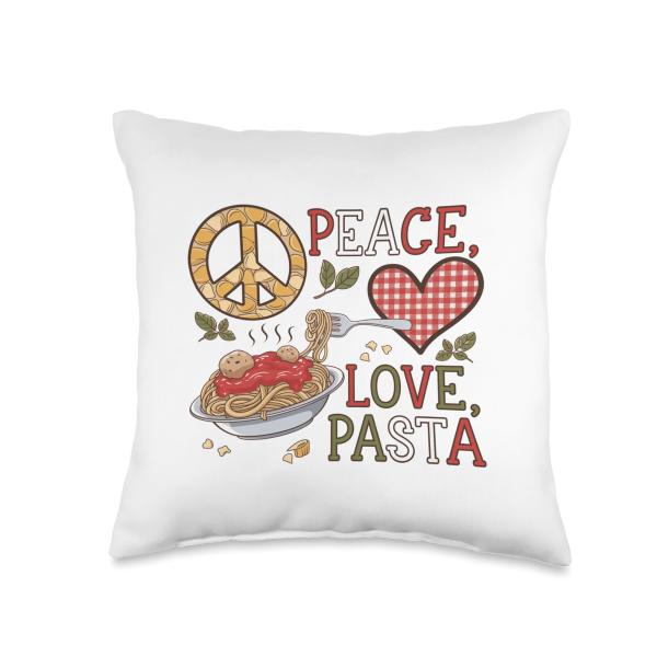 ・This cute funny peace love pasta design is perfect for any foodie who loves pasta and meatballs. Great if you love Ital...