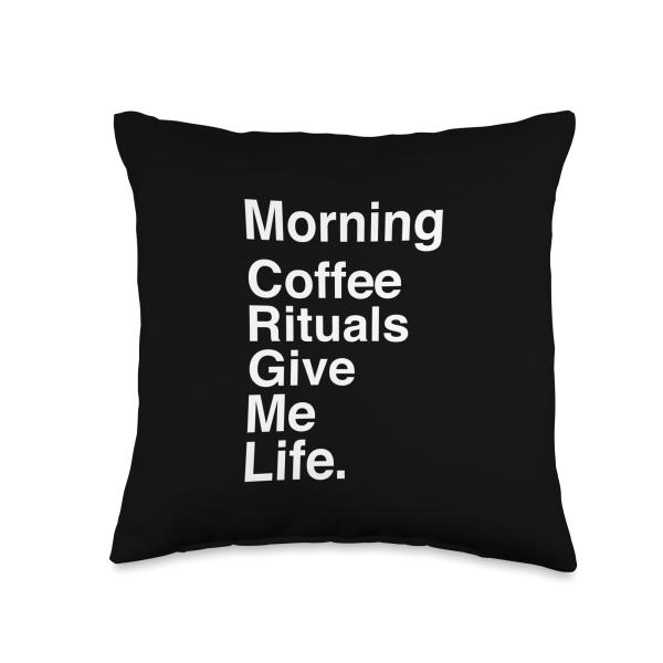・For coffee lovers who find solace in morning brews. This quote celebrates the peaceful ritual of enjoying coffee at the...