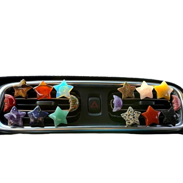 ・Crystal moon about Size ：15*30mm Crystal Star about size：30*30mm Crystal moon face about size：23*9mm・Natural Energy Boo...