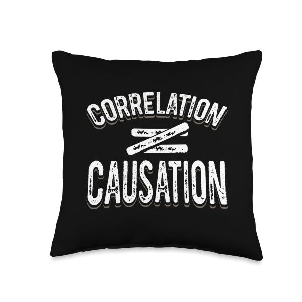 ・Funny Data Scientist Data Analysis Math Stats Statistician. Funny Quote, Correlation Is Not Causation, for data analyst...