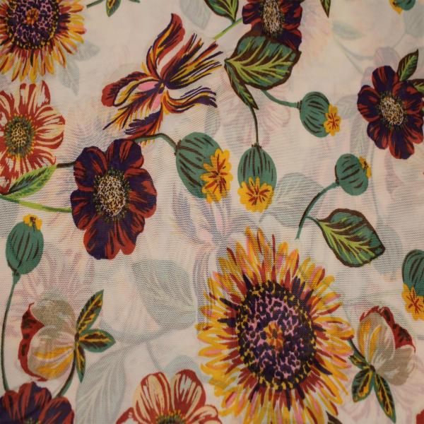 ・MATERIAL - Power Mesh is made from 92% polyester and 8% Spandex.・FEATURES -This fabric is a lightweight, semi-sheer mat...