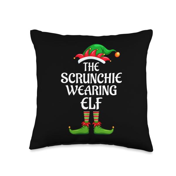 ・Scrunchie Wearing Elf Matching Family Group Christmas Party Pajama. Hundreds more custom options on more top styles in ...