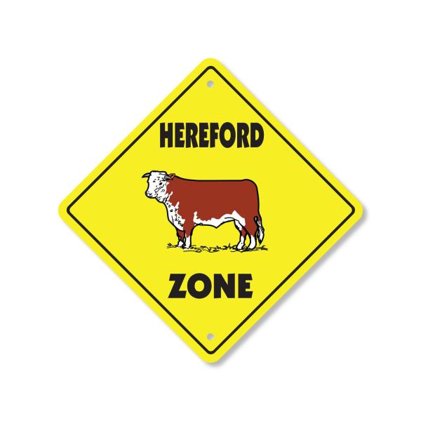 ・STRONG AND STEADY!: These Hereford-themed signs are perfect for farms and ranches, showcasing the beauty of this iconic...