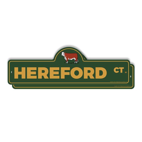 ・STRONG AND STEADY!: These Hereford-themed signs are perfect for farms and ranches, showcasing the beauty of this iconic...