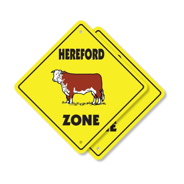 ・STRONG AND STEADY!: These Hereford-themed signs are perfect for farms and ranches, showcasing the beauty of this iconic...