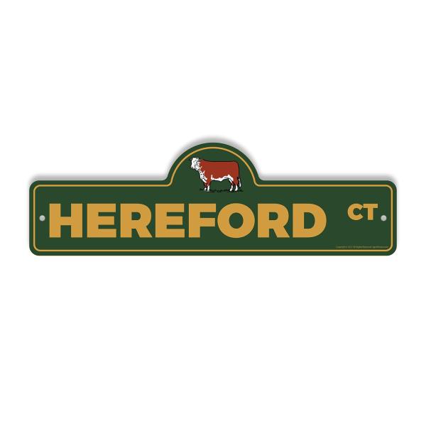 ・STRONG AND STEADY!: These Hereford-themed signs are perfect for farms and ranches, showcasing the beauty of this iconic...