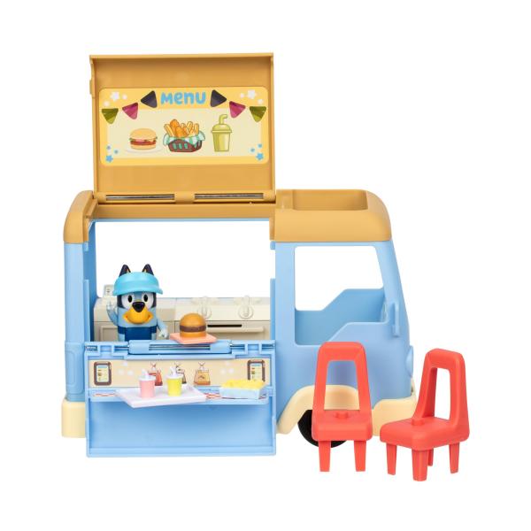 ・Food Truck Playset: Get ready to serve up some creative culinary fun with our Bluey food truck for kids; this Bluey toy...