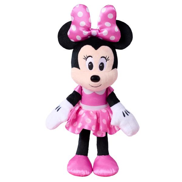 ・Includes: Disney Minnie Mouse plush toy.・Perfect in Pink Polka Dots: Get ready for super-soft, stylish fun with the Dis...