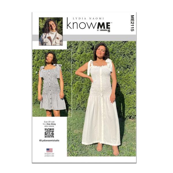 ・Know Meパターンキットには、縫製テンプレート、推奨される生地のピース、パターンピース、説明書が付属しており、パッケージには生地とトリムの選び方やサイズ情報が含まれています。・これらの衣類の縫製パターンは、ミスサイズ18-20-22-...