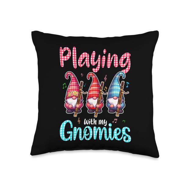 ・This Playing With My Gnomies Three Gnomes Bassoon Instrument costume is for dad, mom, grandma, grandpa, uncle, aunt, au...