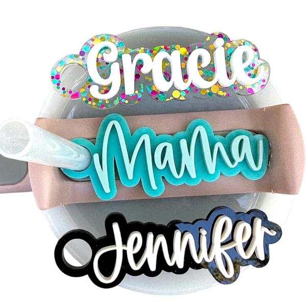 ・Unique Personalization for Stanley Cup H2.0: Customize your Stanley Tumbler with these personalized name plates, making...