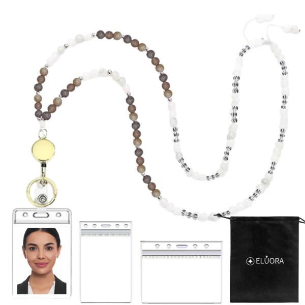 ・? Comfortable ＆ Stylish Fit - 34.5" long lanyard with 12.5" retractable reel, perfect for ID badges, key cards, and acc...