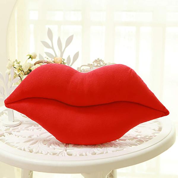 ・Soft Plush: Super Soft, Comfortable and Cute Lip Throw Pillow is Pefect Home Decoration; Gives Your Living Space More S...