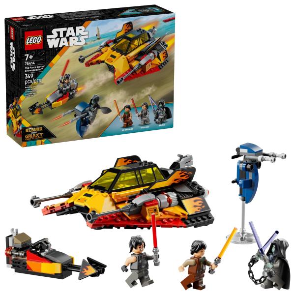 ・THE GALAXY'S MOST UNIQUE FIGHTER - Kids 7 years old and up can take control of the LEGO Star Wars The Force Burner Snow...