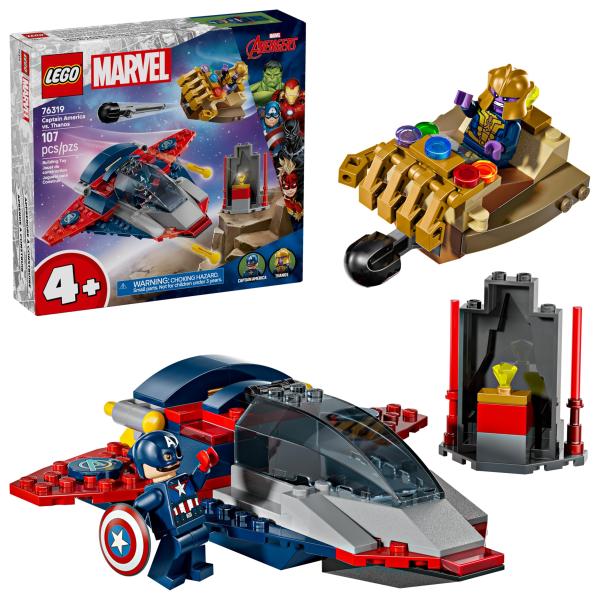・GOOD ＆ EVIL FACE OFF - Kids ages 4 years old and up can build the LEGO | Marvel Captain America vs. Thanos (76319) buil...