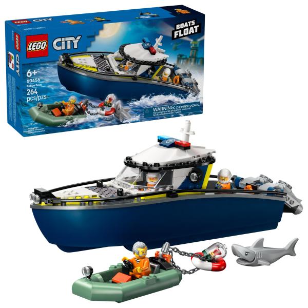 ・LEGO CITY HARBOR ACTION - Young heroes 6 years old and up can dive into an ocean of adventure with the LEGO City Police...