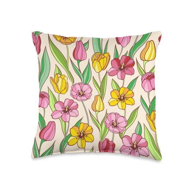 ・It features a stunning array of tulips in yellow, pink, and red, symbolizing the freshness of spring.・Perfect for lover...
