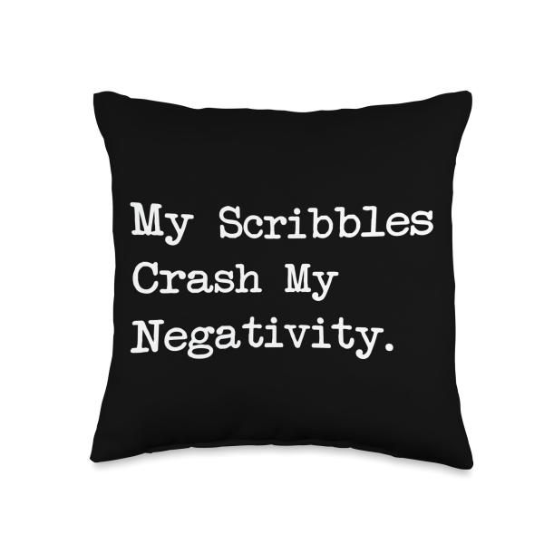 ・Announce that your messy doodles bulldoze life's gloom, letting each swipe of ink tackle a creeping negative mindset. I...