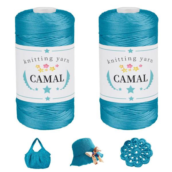 ・NYLON MACRAME CORD: Made from soft nylon material, smooth and flat shape, soft and cozy touches, even and full color, n...