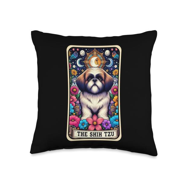 ・Embrace the enchanting charm of the Shih Tzu with this captivating tarot card design. Perfect for those who adore intri...