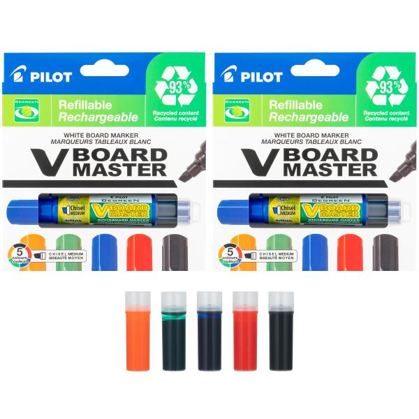 ・Dry Erase Marker: Share your ideas with dense, vivid handwriting clearly visible from a distance with the V Board Maste...