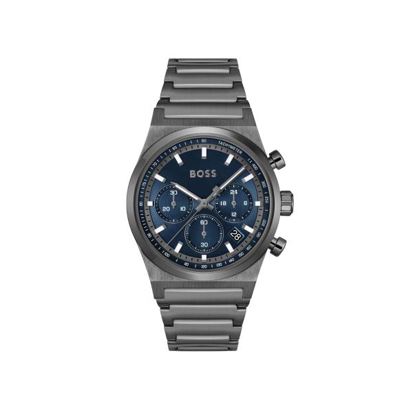 ・The Candor Chrono, a refined blend of modern design and sporty details, embodies BOSS values. Powered by a chronograph ...