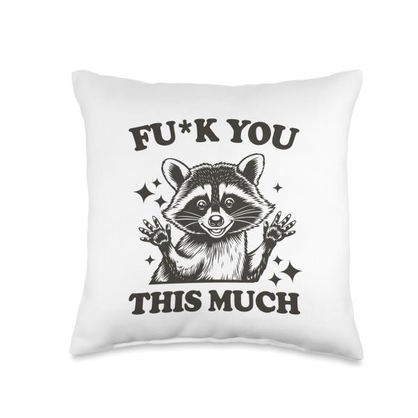 ・Funny, humorous design with a raccoon and the words Fuck You This Mush.・Great as a gift for your colleagues, classmates...