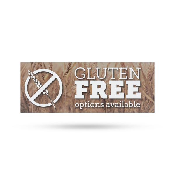 ・Decal Size: 12 Inch x 5 Inch・Reassure customers with our "Gluten Free Options Available" decal, ideal for restaurants a...