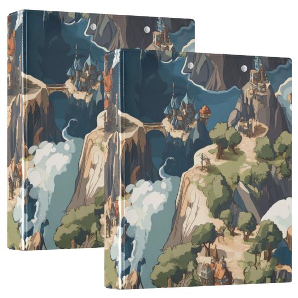 ・3-Rings Binders: Our 3-Rings Binder has a 1.5-inch sturdy round Rings that can hold up to 200 sheets firmly. Personaliz...
