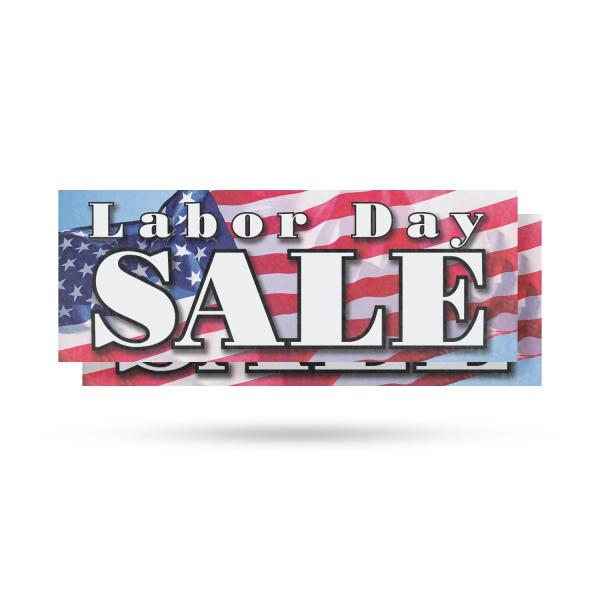 ・Decal Size: 2 Pack of 12 Inch x 5 Inch・Promote your deals with our "Labor Day Sale" decal, ideal for businesses and eve...